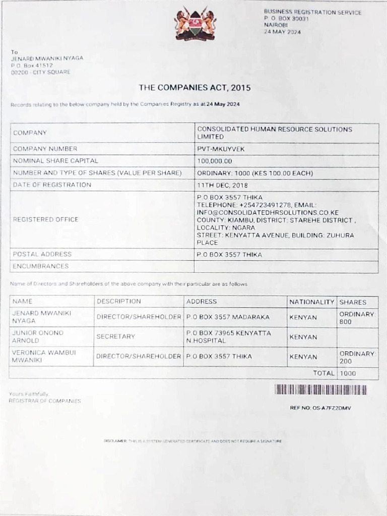 Cr12 Consolidated | PDF