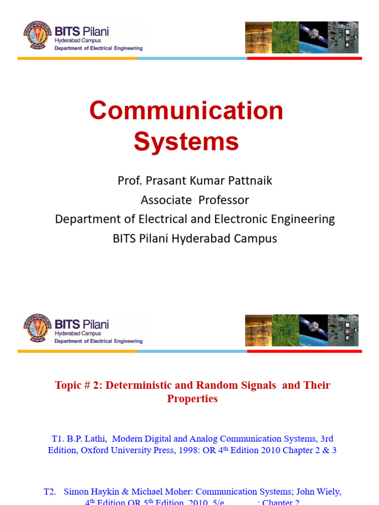 Lec 2 4 Deterministic Signals 17 22aug23 | PDF | Spectral Density | Filter (Signal Processing)