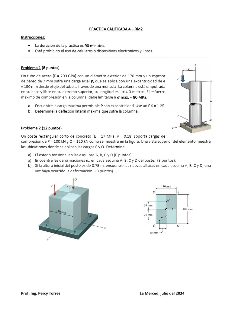 Practica Calificada 4 - Rm2 - 20241 | PDF