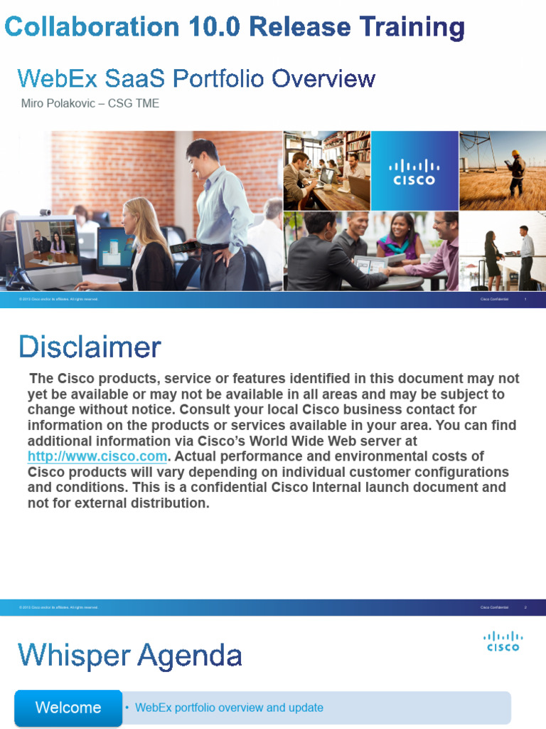 Day1-08 - WebEx SaaS Overview | PDF | Ios | Blackberry