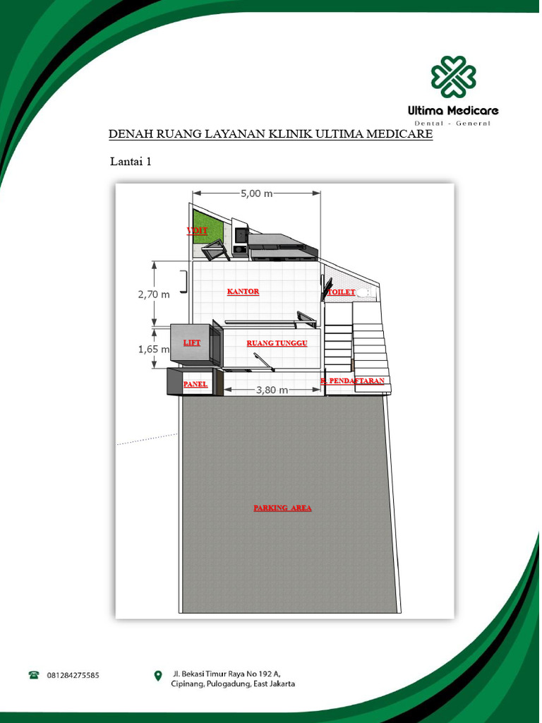 Gambar Denah Ruang Layanan | PDF