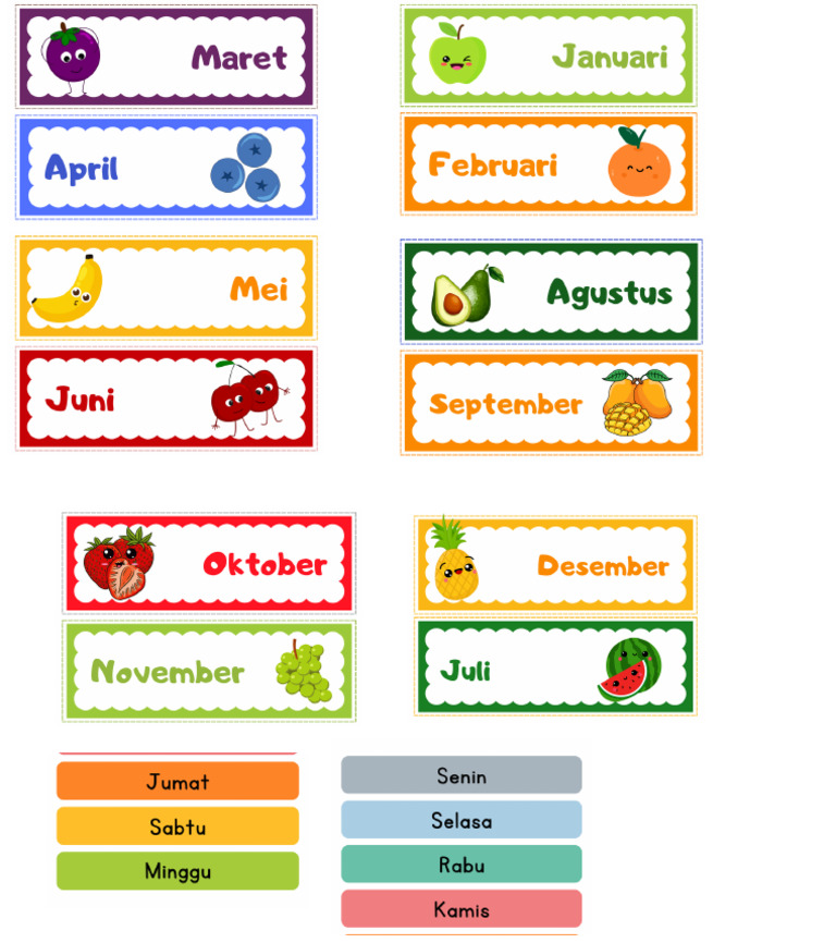 Bulan Dan Hari | PDF