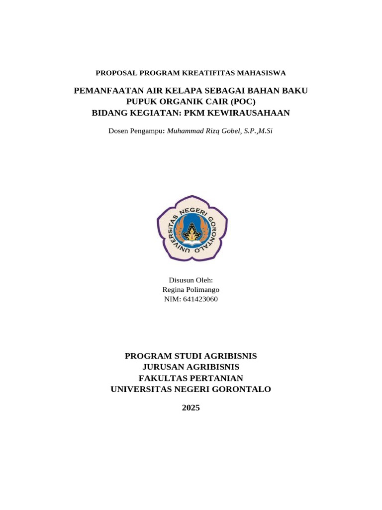 AlLaporan PKM K | PDF