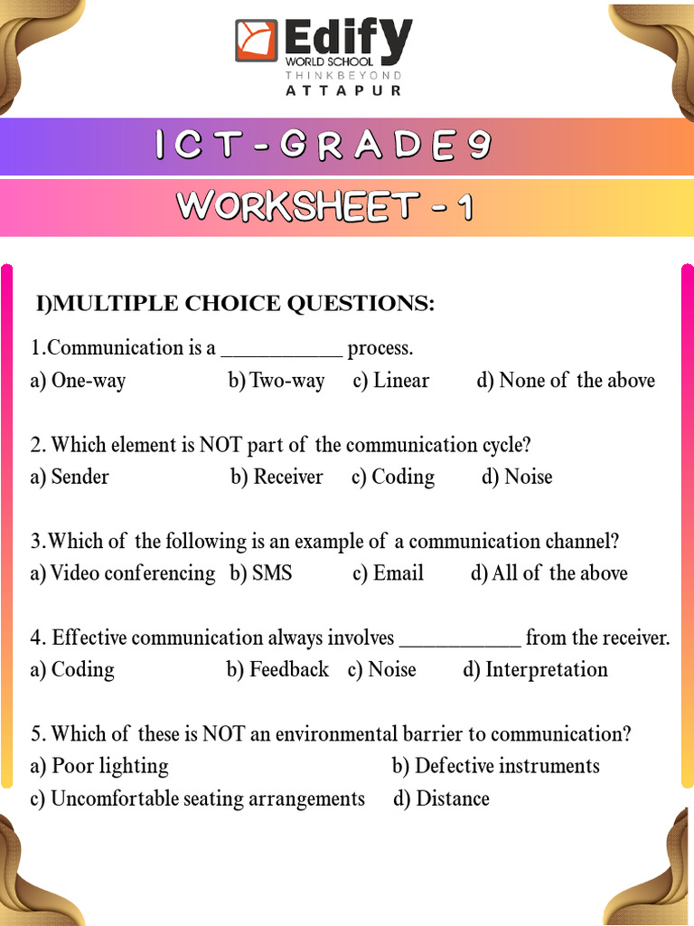 Grade 9_ICT_HH3_WS1 | PDF