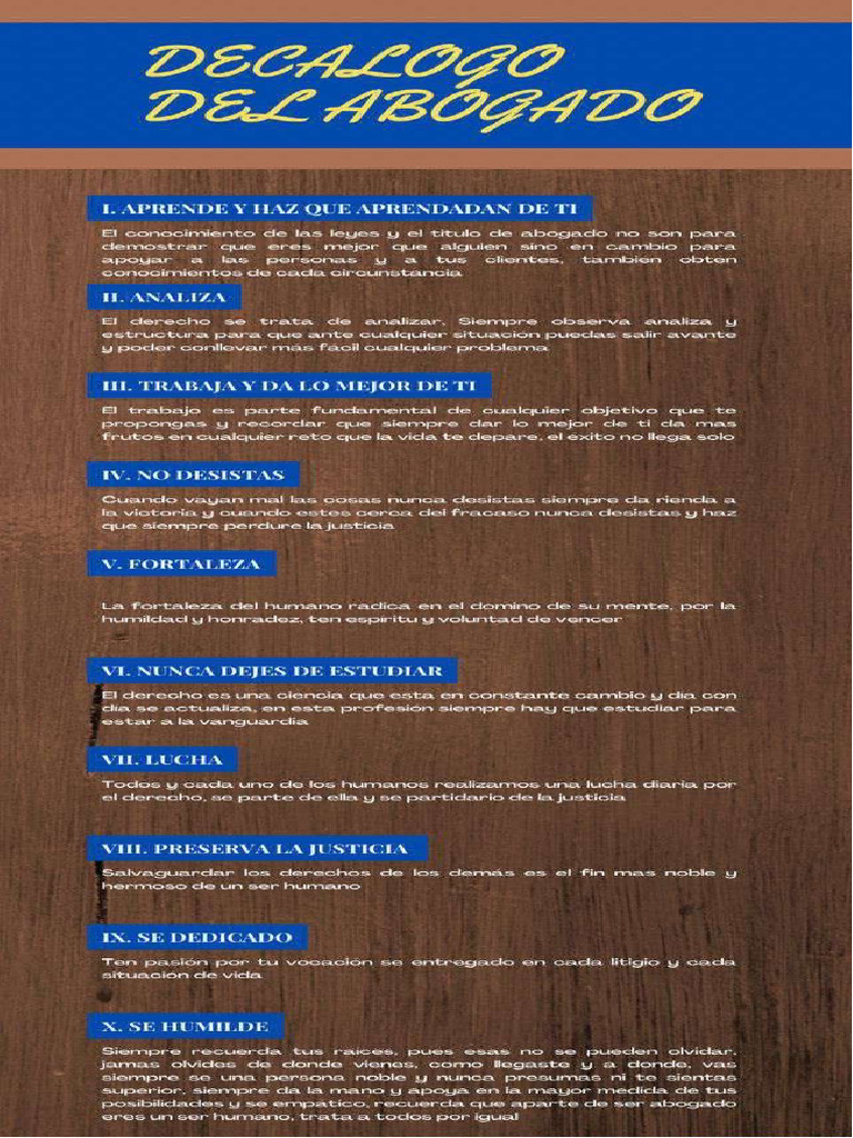 Decalogo Actualizado | PDF