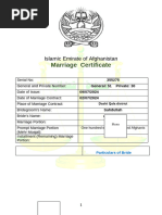 Islamic Marriage Certificate Template | PDF