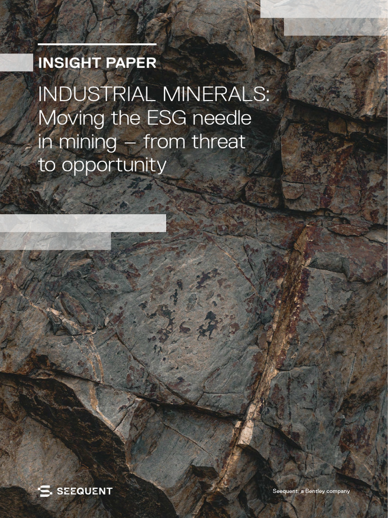Industrial Minerals Roundtable Insight Paper December 2021 | PDF ...