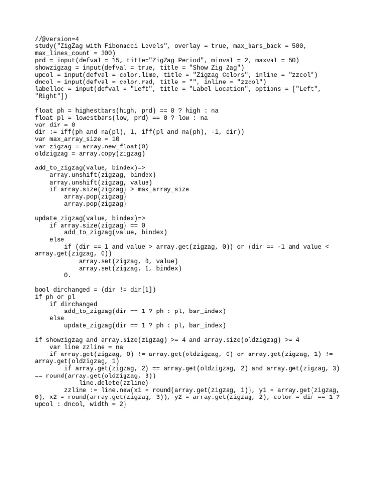 Zig Zag | PDF