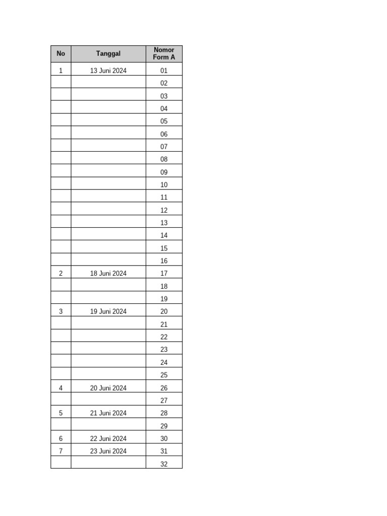 Penomoran Surat HP2H | PDF