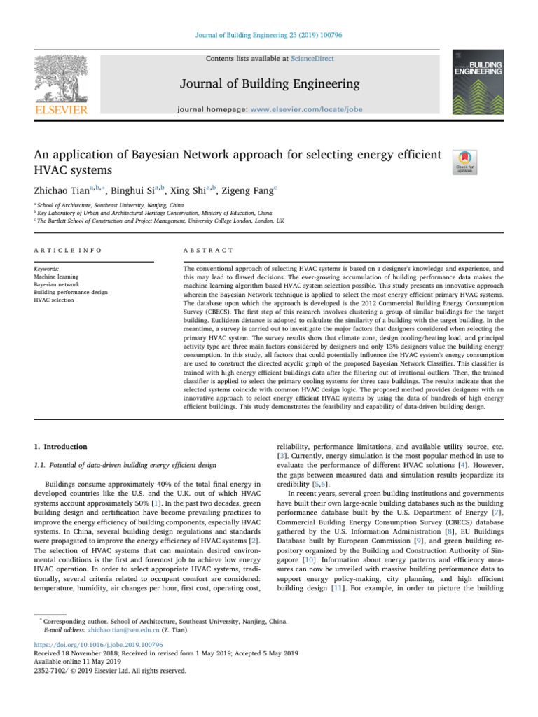 5an Application of Bayesian Network Approach For Selecting Energy Efficient | PDF | Efficient ...