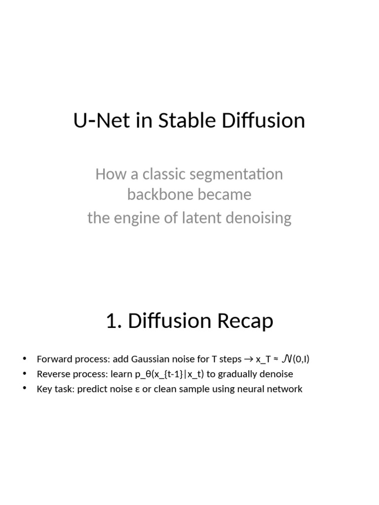 Unet Stable Diffusion 10slides | PDF