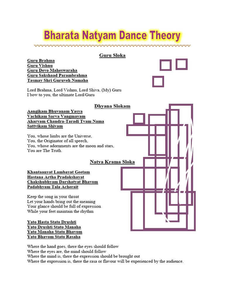 Bharatanatyam Theory and Basics PDF | PDF | Human Leg