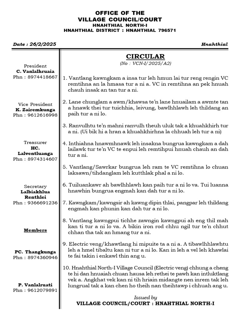 Circular | PDF