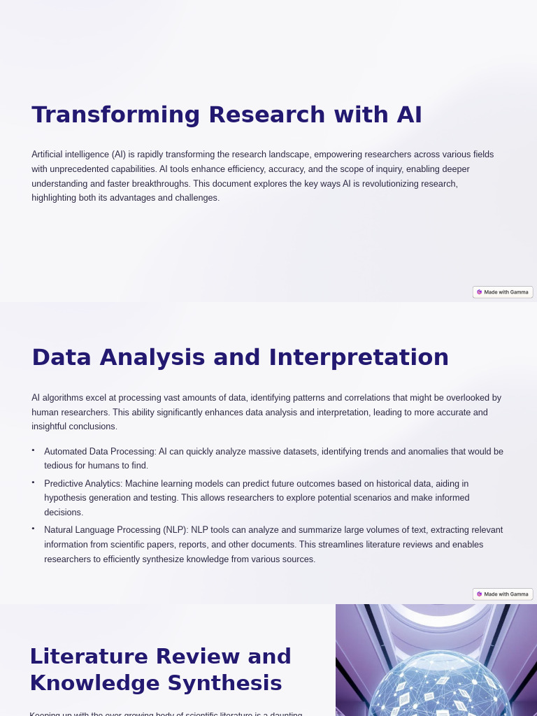 AI's Impact on Research Efficiency | PDF | Artificial Intelligence ...