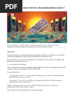 RBI Clean Note Policy, Detection of Counterfeit Notes & Note Refund ...