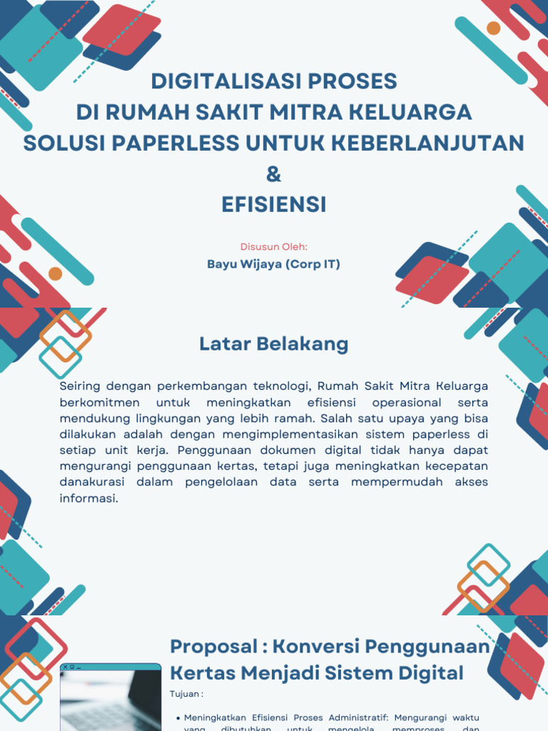 Proposal Paperless Initiative v2 | PDF