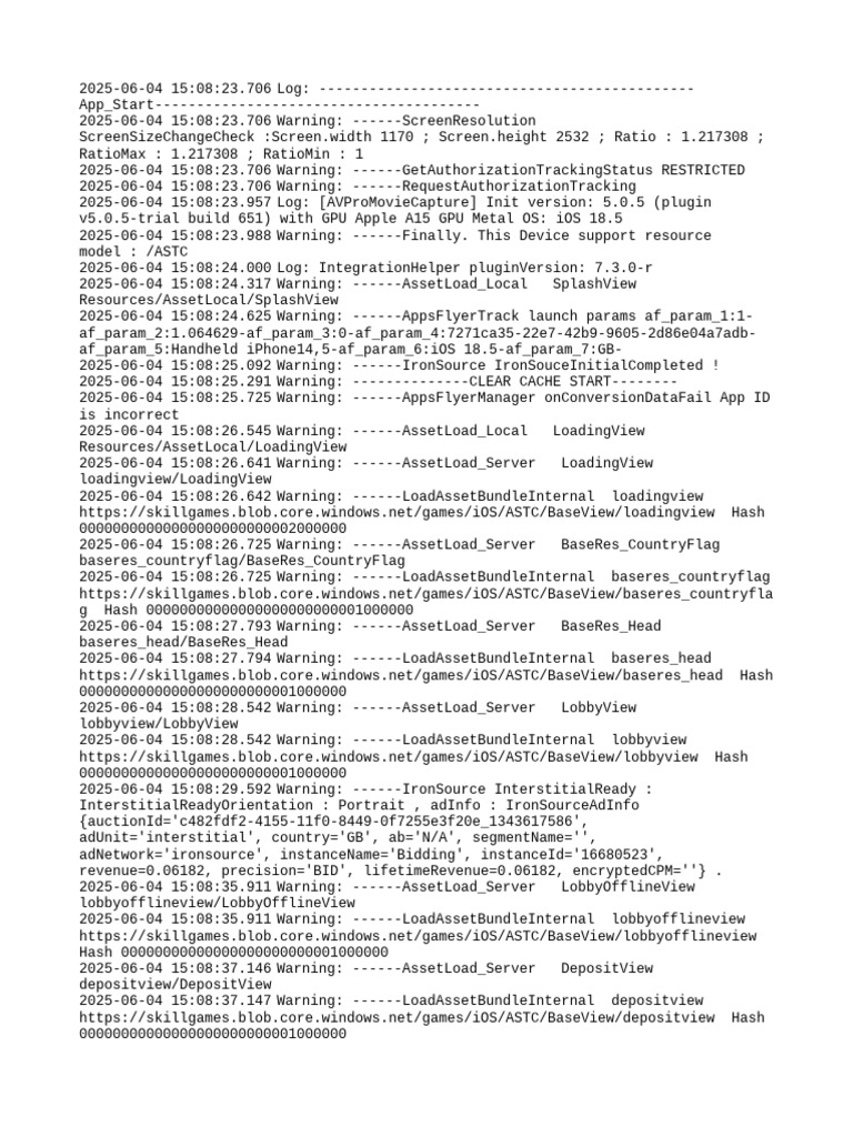 Logfile 0 | PDF | Ios | Mobile Phones