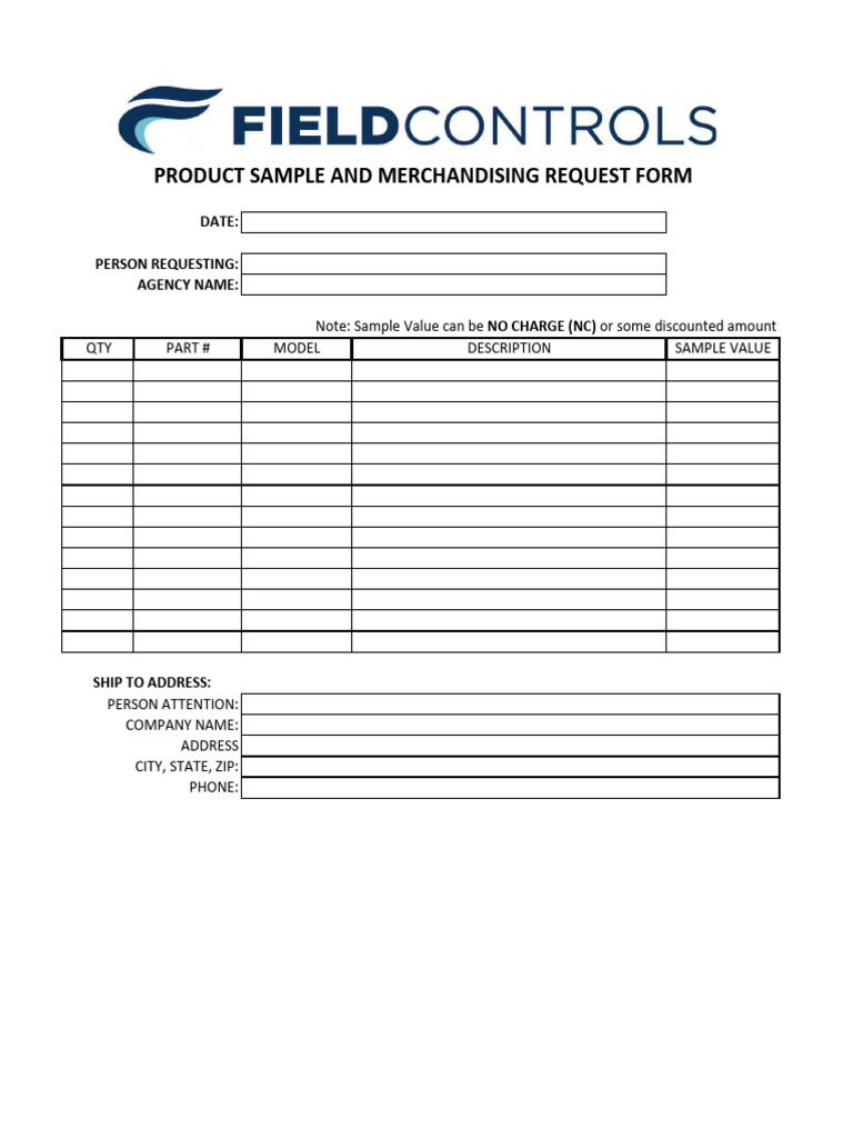 Sample Request Template | PDF