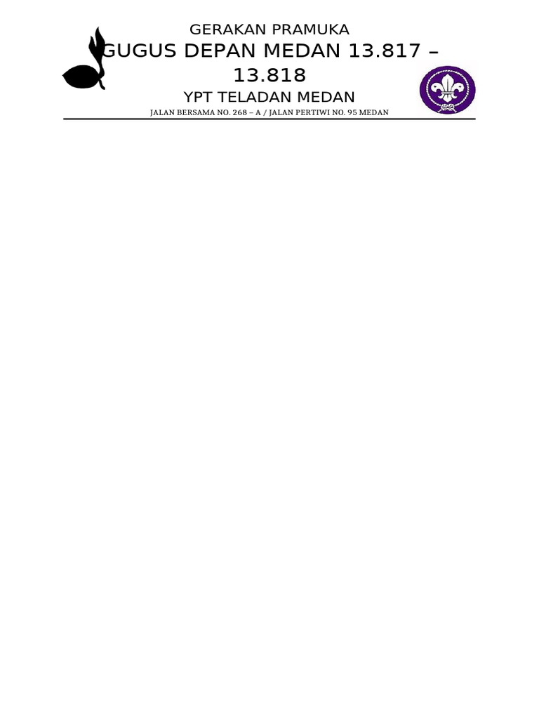 Kop Surat Pramuka | PDF