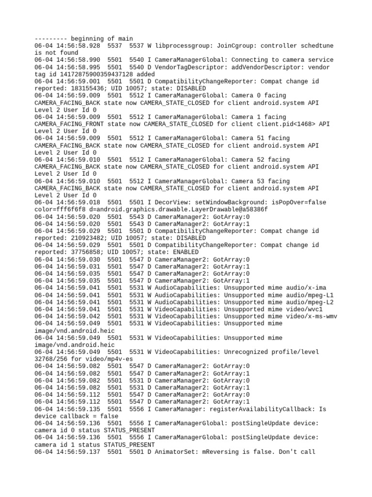 Log Cat 1749023818877 | PDF | Software Engineering | Operating System Technology