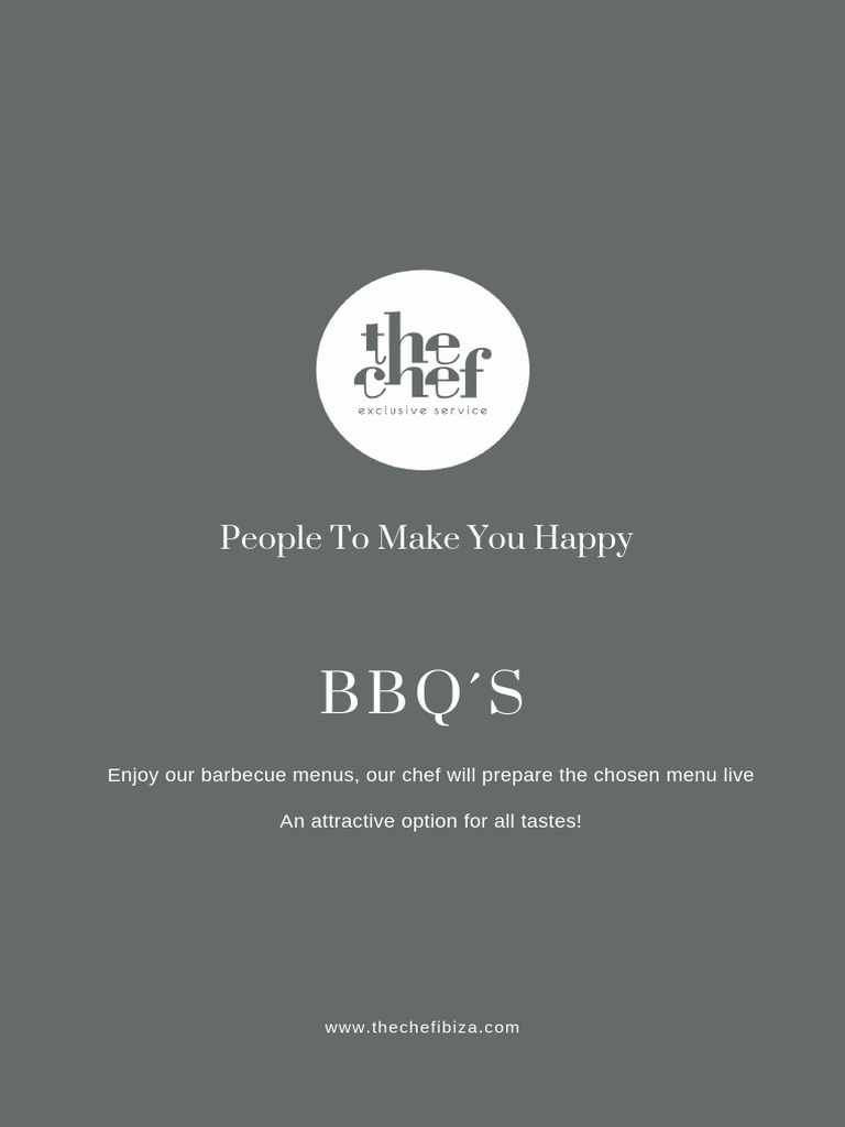 Menu Villas BBQ en 25 | PDF | Salad | Steak