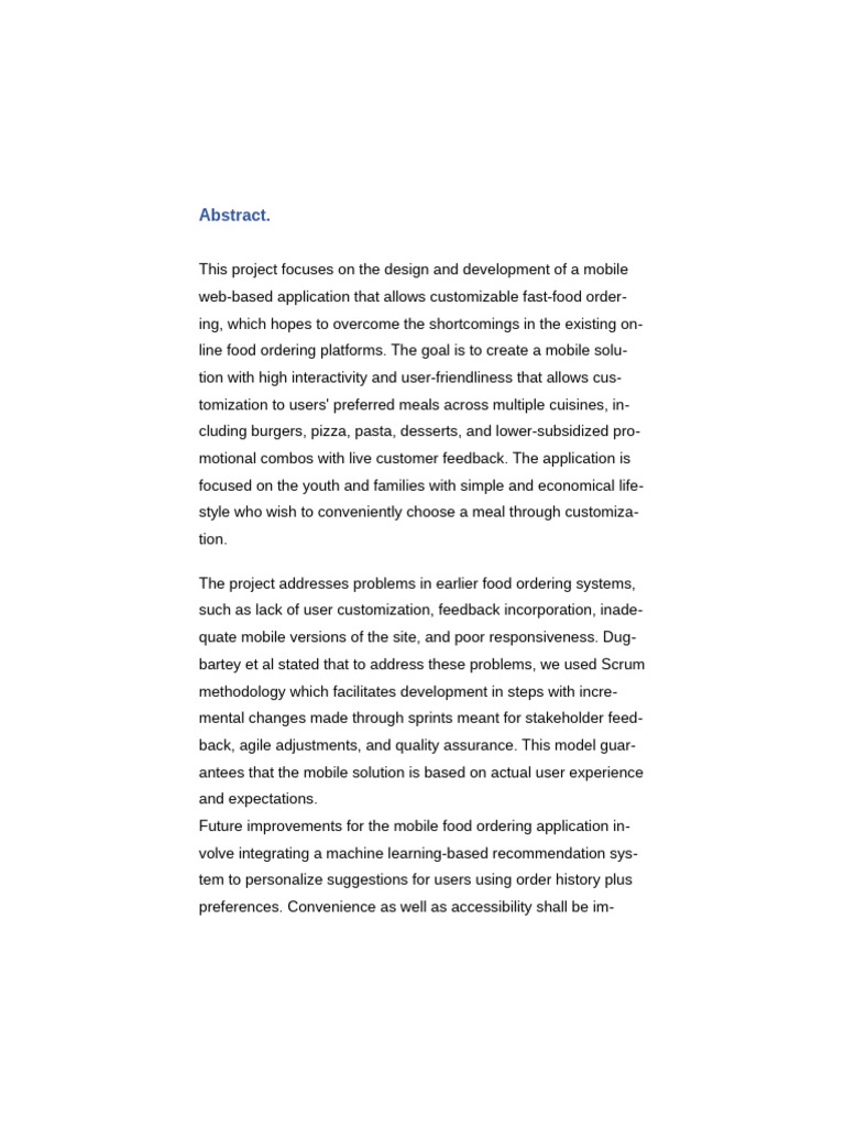 Abstract Fast Food | PDF