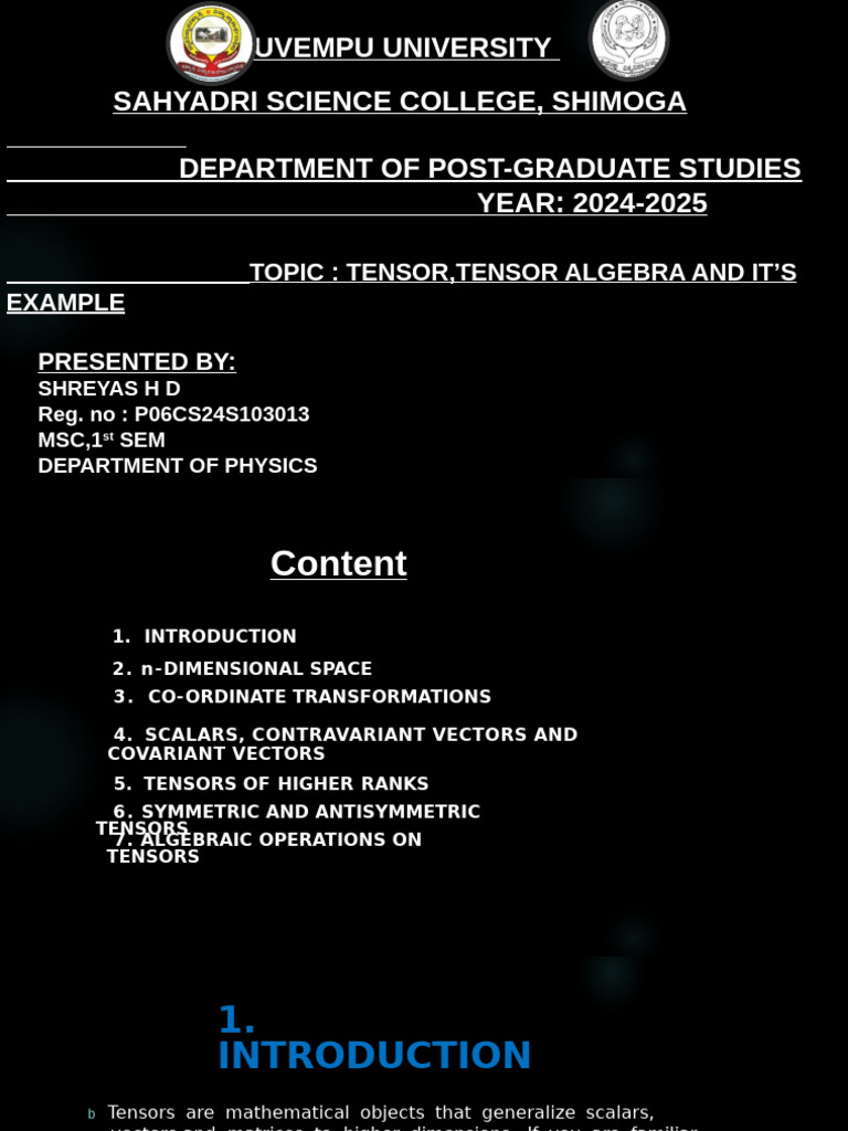 Tensors in Mathematical Physics | PDF | Tensor | Matrix (Mathematics)