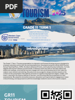 Grade11 Tourism Study Notes | PDF