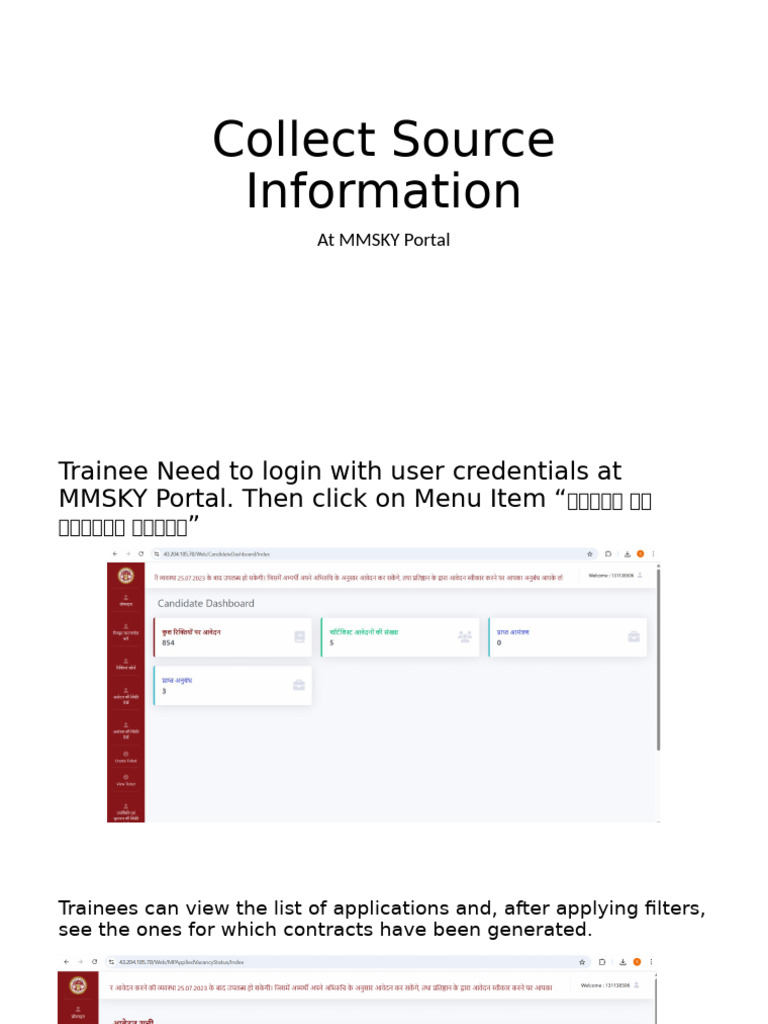 Collect Source Information | PDF