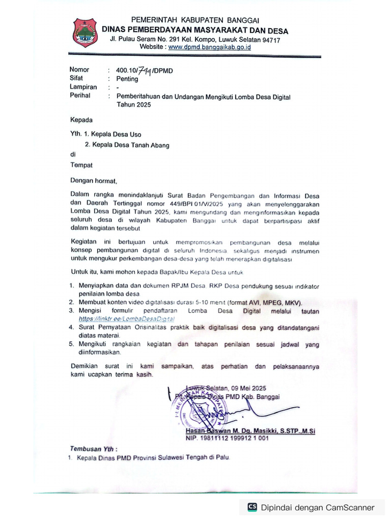 Surat Desa Digital | PDF