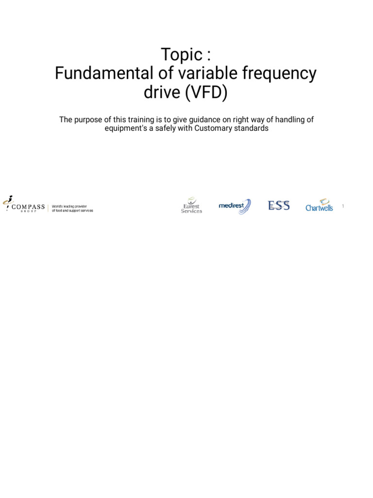 VFD Basics | PDF | Electric Motor | Electrical Components
