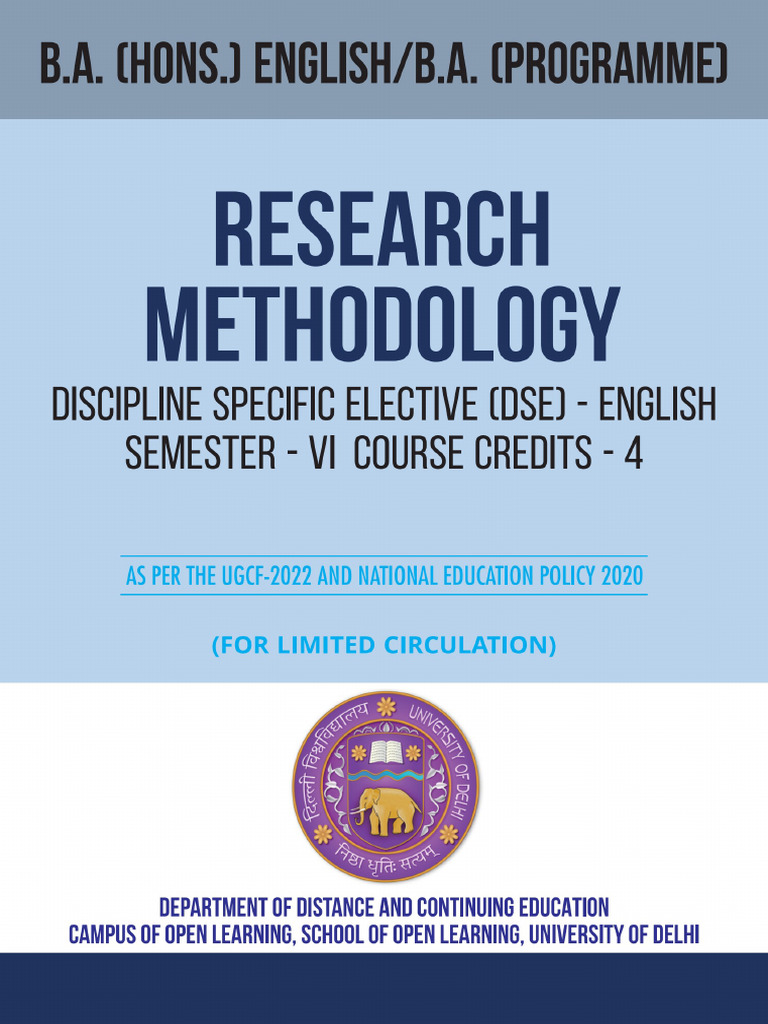 Research Methodoly | PDF