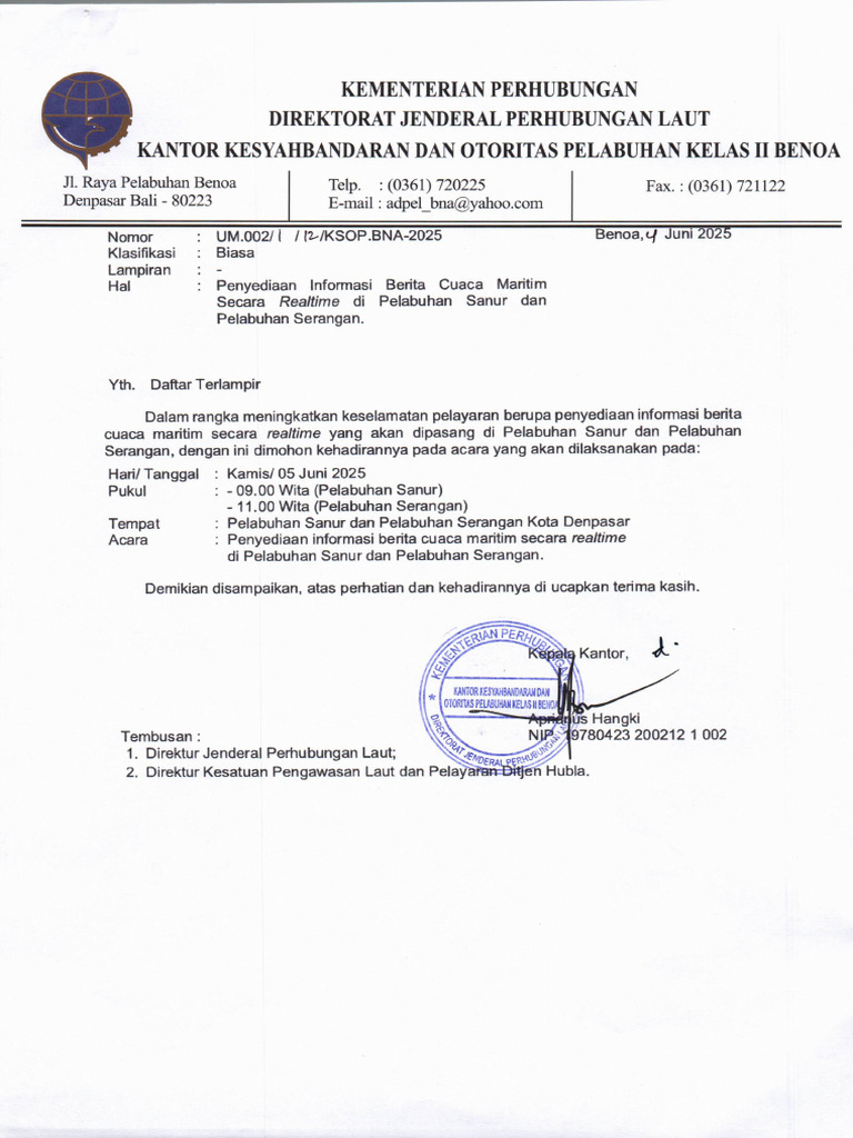 Penyediaan Informasi Berita Cuaca Maritim Secara R - 250604 - 163521 | PDF