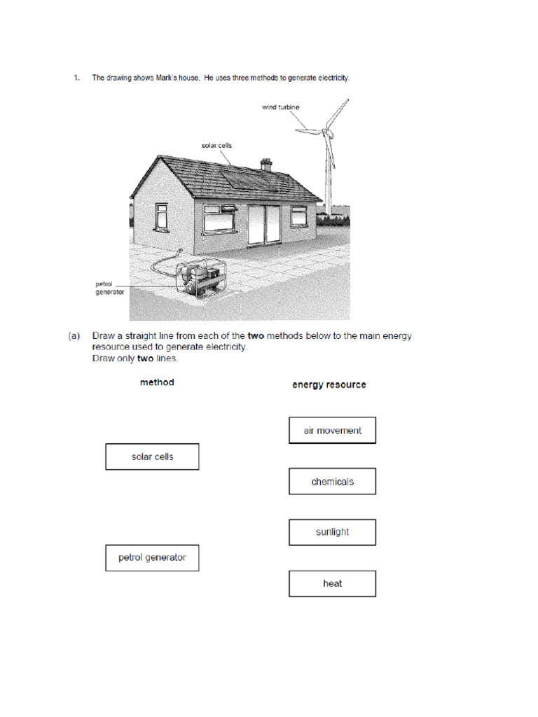 Year 7 Energy Revision | PDF