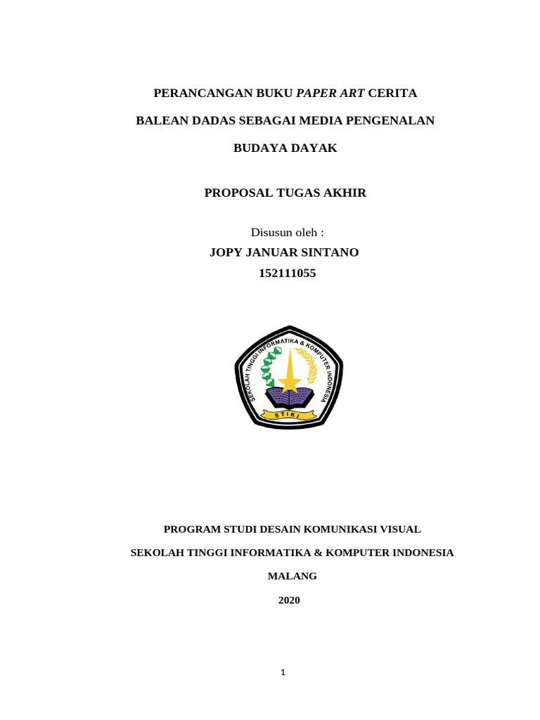 Laporan TA Pra 2 Otw | PDF