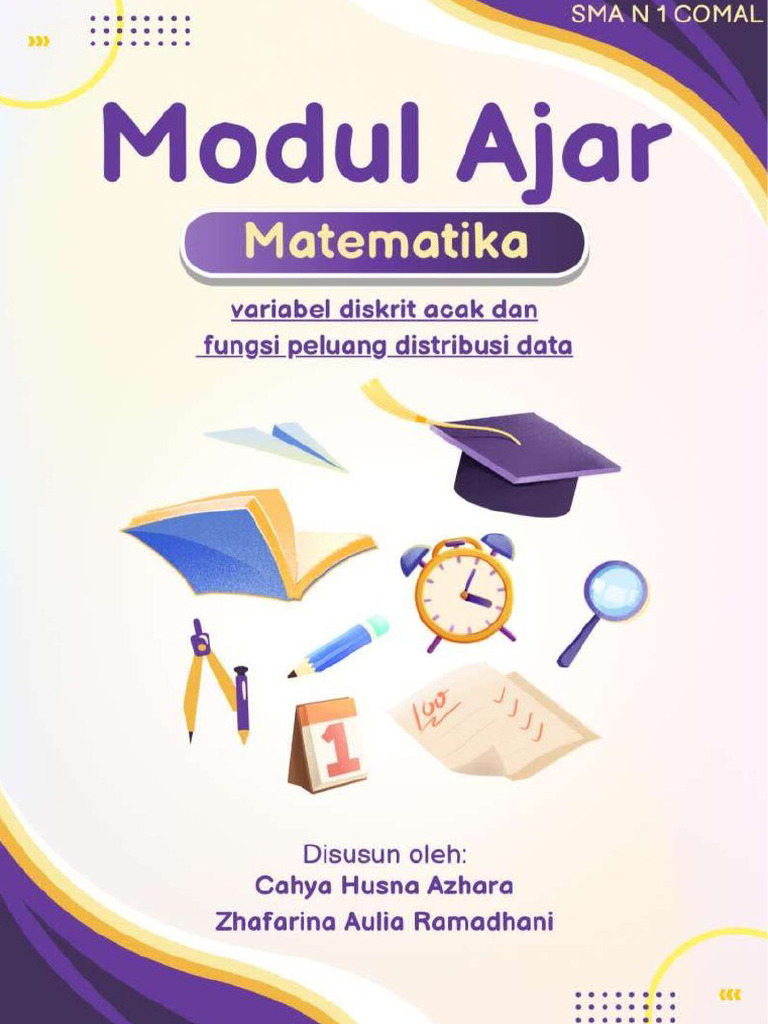 Modul Ajar Variabel Diskrit Acak Dan Fungsi Peluang Distribusi Data | PDF