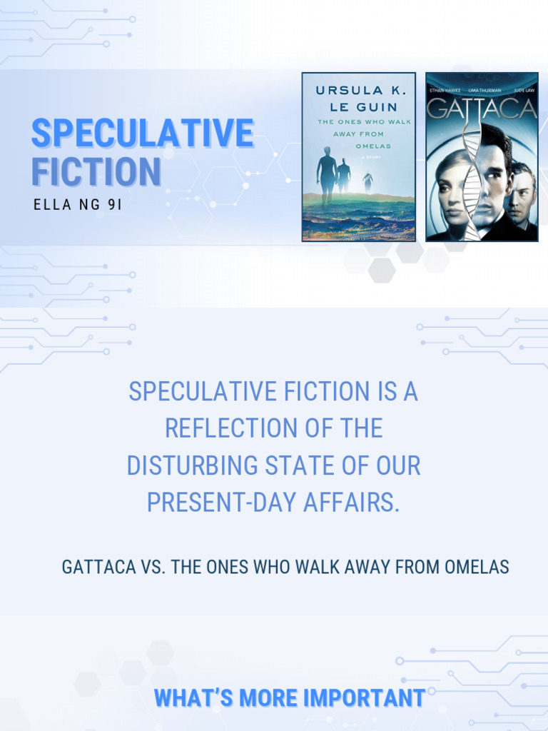 Speculative Fiction: Morality in Gattaca & Omelas | PDF | Happiness
