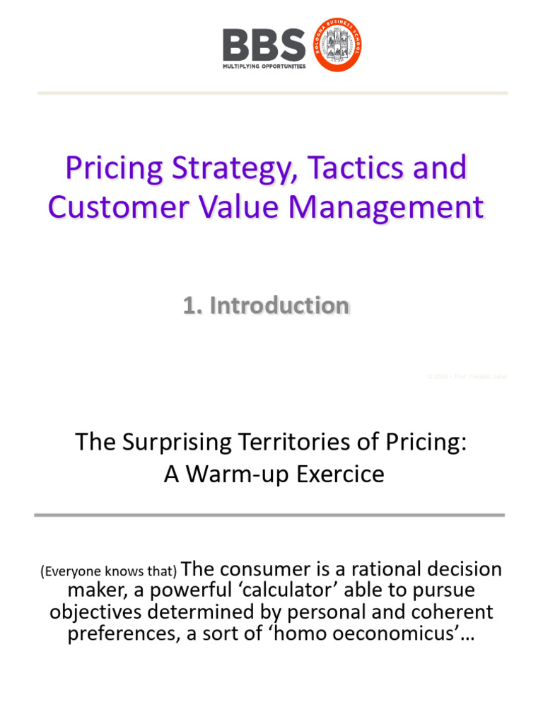 Pricing Strategies and Consumer Perception | PDF | The Economist | Pricing