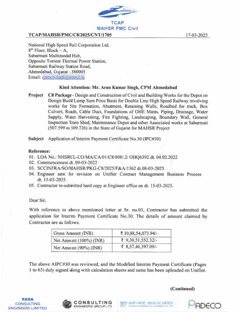 Ipc-30 - Tcap - Approved - Sign & Cover Letter | PDF
