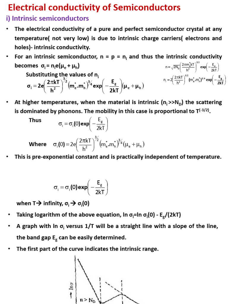 5 - Semiconductors Part 4 | PDF | Electrical Resistivity And Conductivity | Physics