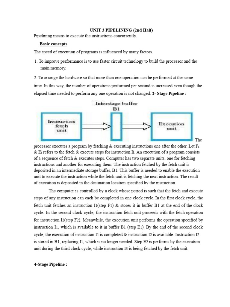 Pipelining Concepts in COA | PDF | Cpu Cache | Central Processing Unit