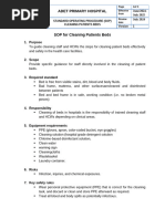 Inpatient Ward Terminal Cleaning SOP | PDF | Hygiene | Public Health