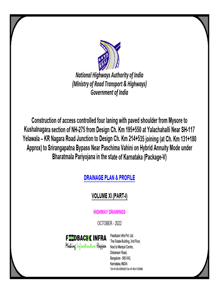 8 Drainage Plan | PDF | Road Transport | Streets And Roads