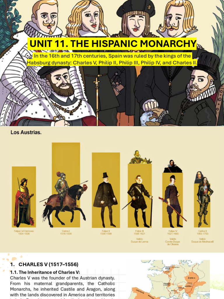 Unit 11. The Hispanic Monarchy | PDF | Holy Roman Empire | House Of ...