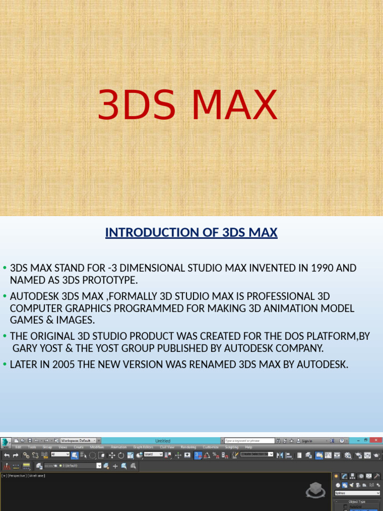 3dS Max Commands | PDF