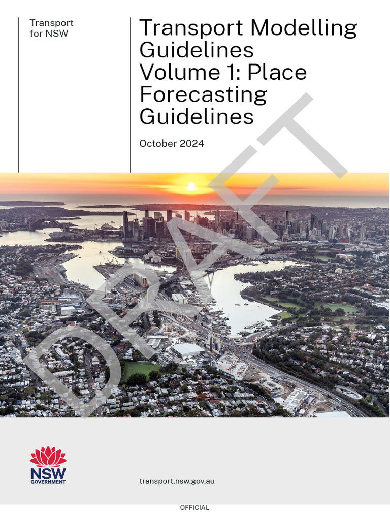 NSW Transport Modelling Guidelines 2024 | PDF | Traffic | Market ...