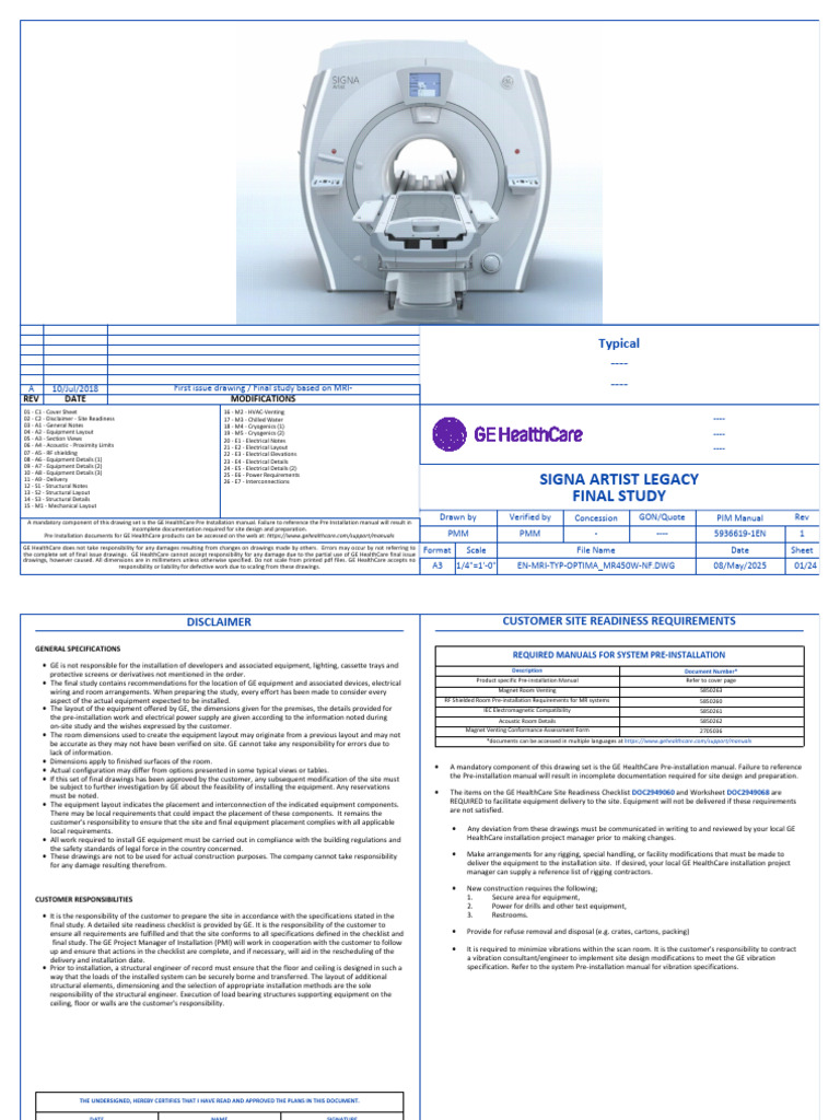 Gehc-Sp MR450W 8-282F | PDF | Electromagnetic Interference ...