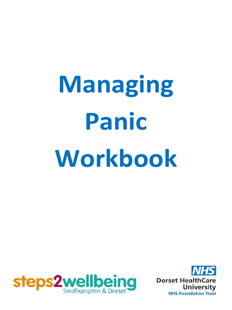 Managing Panic: A CBT Workbook | PDF | Anxiety | Cognitive Behavioral ...