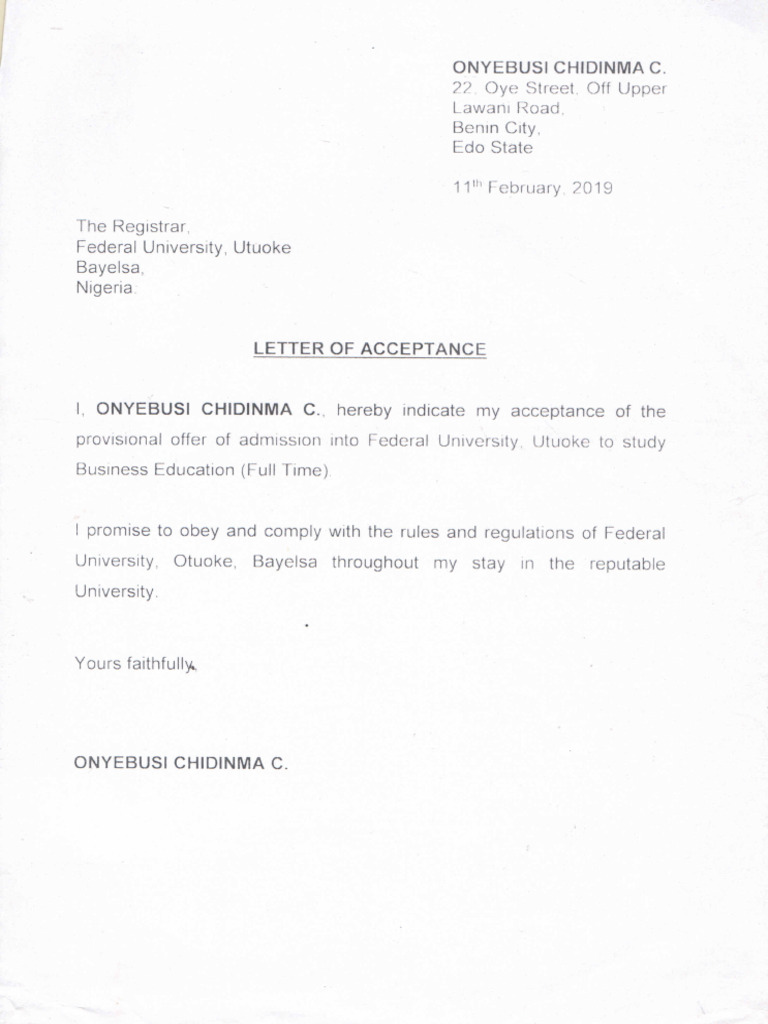acceptance letter | PDF
