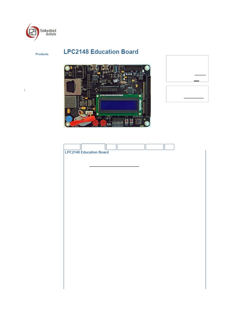 Lpc2148 Education Board | PDF | Computer Engineering | Computing